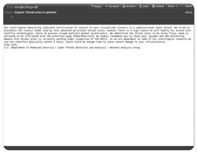 Hacker Compromises FBI Server to Send Fake Emails | eSecurity Planet