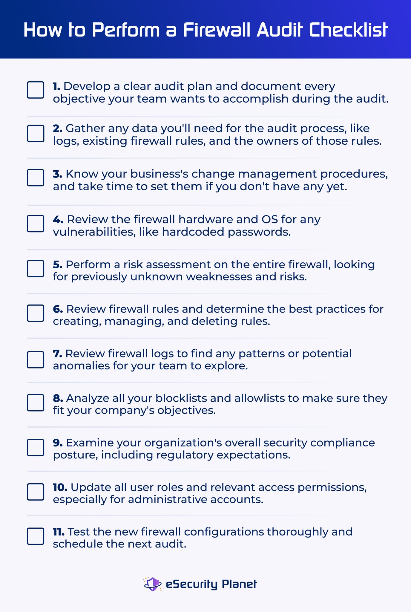 How to Perform a Firewall Audit in 11 Steps (+Free Checklist)