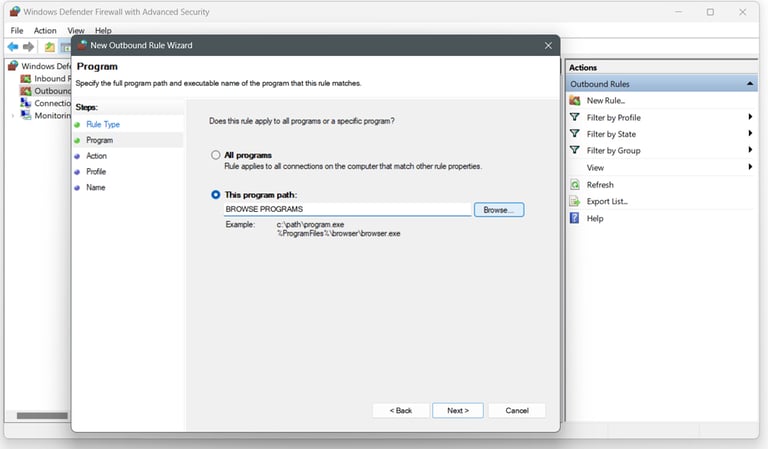 How To Block A Program In A Firewall Windows And Mac